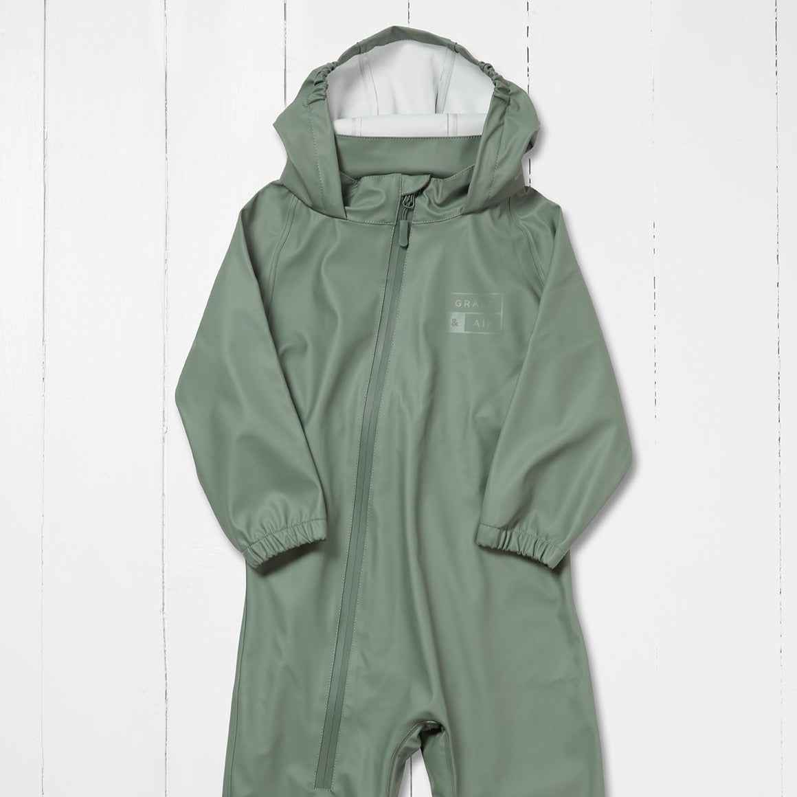 Waterproof Puddle Suit Khaki — MiniAndMoi